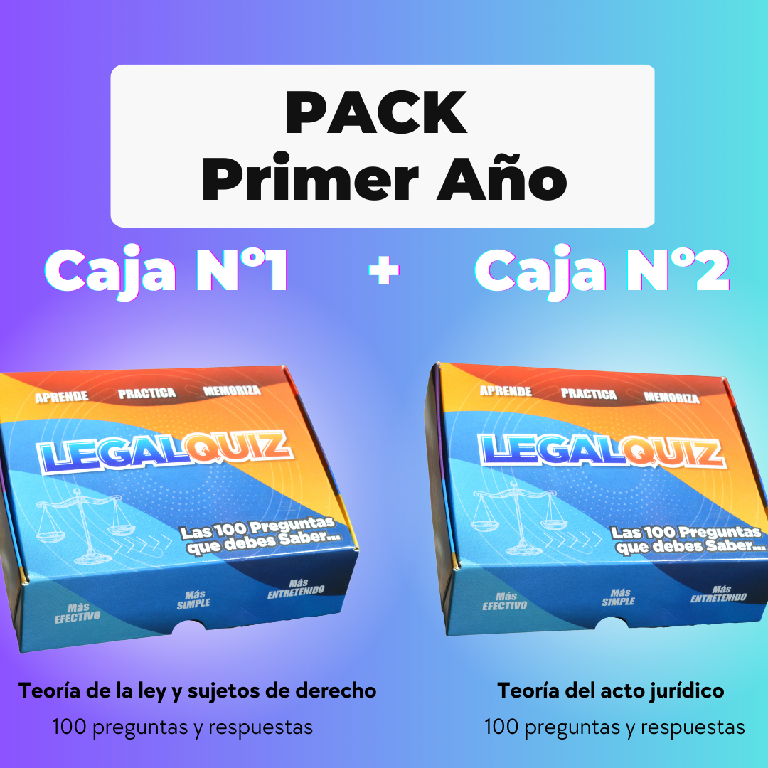 PACKS DERECHO CIVIL Y PROCESAL – Legal Quiz